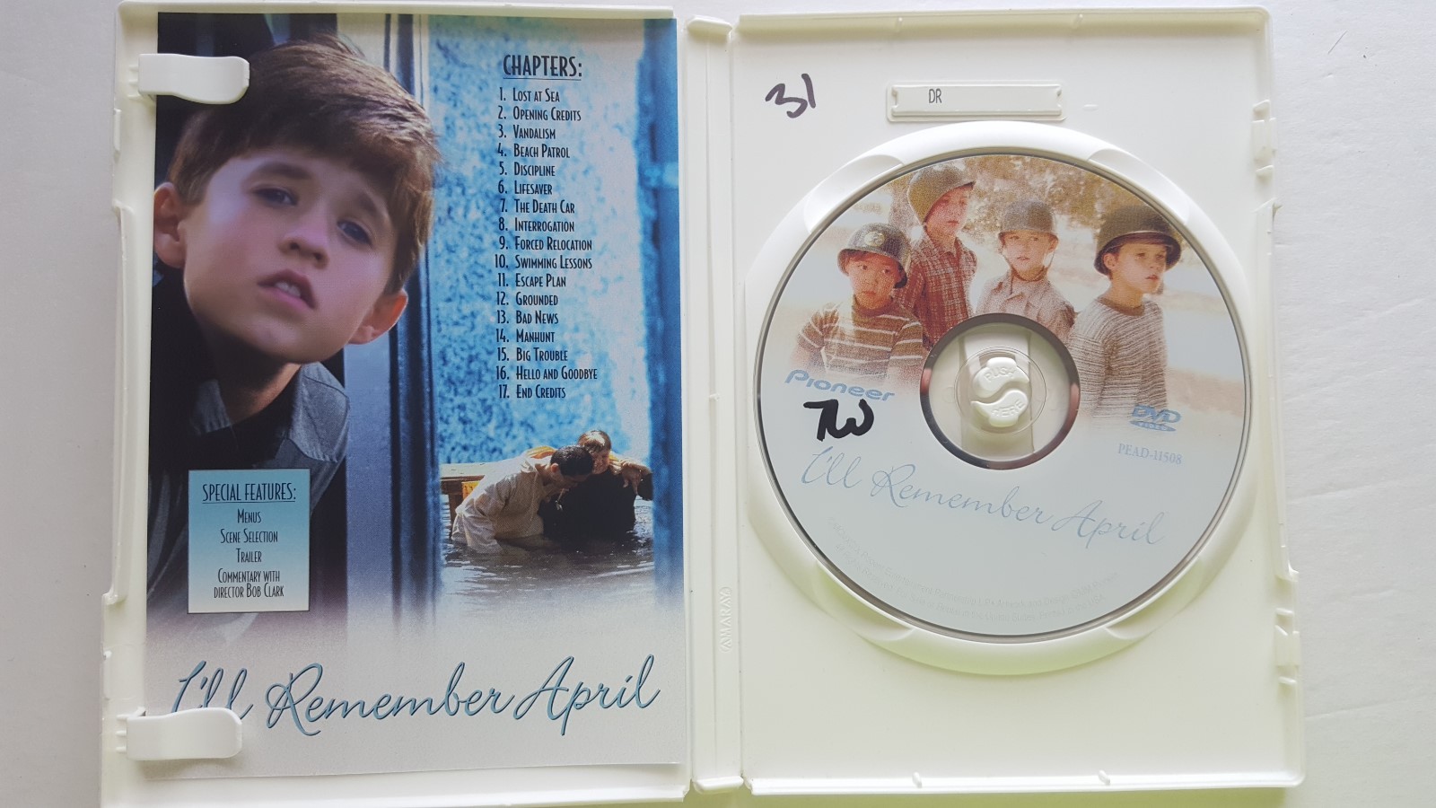 I'LL REMEMBER APRIL ~ DVD Haley Joel Osment PEARL HARBOR boy & Japanese ...