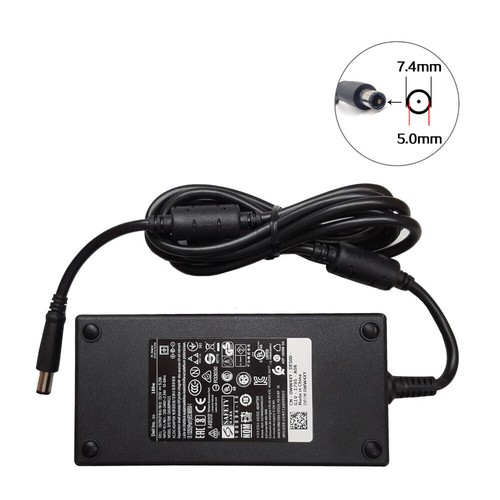 Genuine Dell 180W AC Power Adapter (DA180PM111) 19.5V (9.23 A) 7.4mm x ...