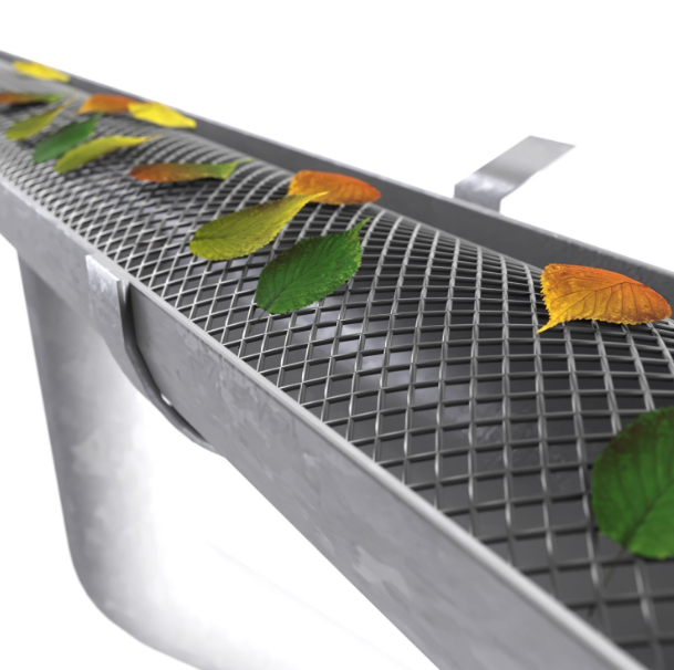 Rain Gutter Guard. Plastic Mesh Gutter Screen. Leaf Gutter Guard. 2 ...