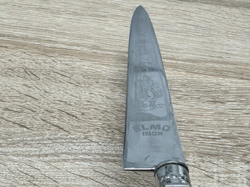 Vintage Elmo Inox Gaucho Knife w/ Sheath Cowboy - Cattle Drive-READ | eBay