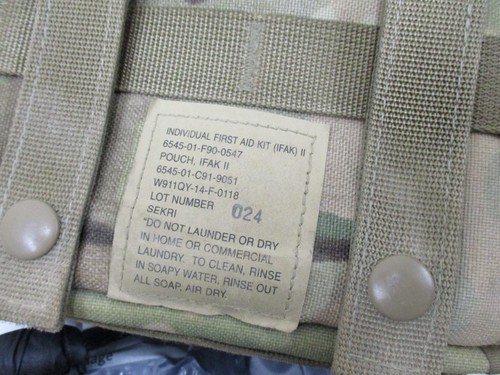 ARMY OCP IFAK II CAT TOURNIQUET IMPROVED FIRST AID KIT MULTICAM ...