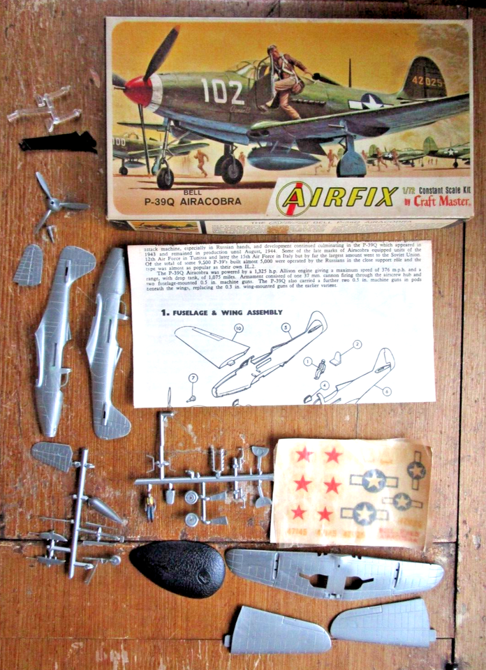 Vintage AIRFIX Airplane MODEL KITS 1/72 Avro Anson LOCKHEED HUDSON ...
