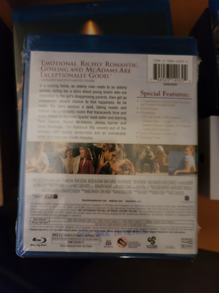 The Notebook (Blu-ray, 2004) 794043140624| eBay