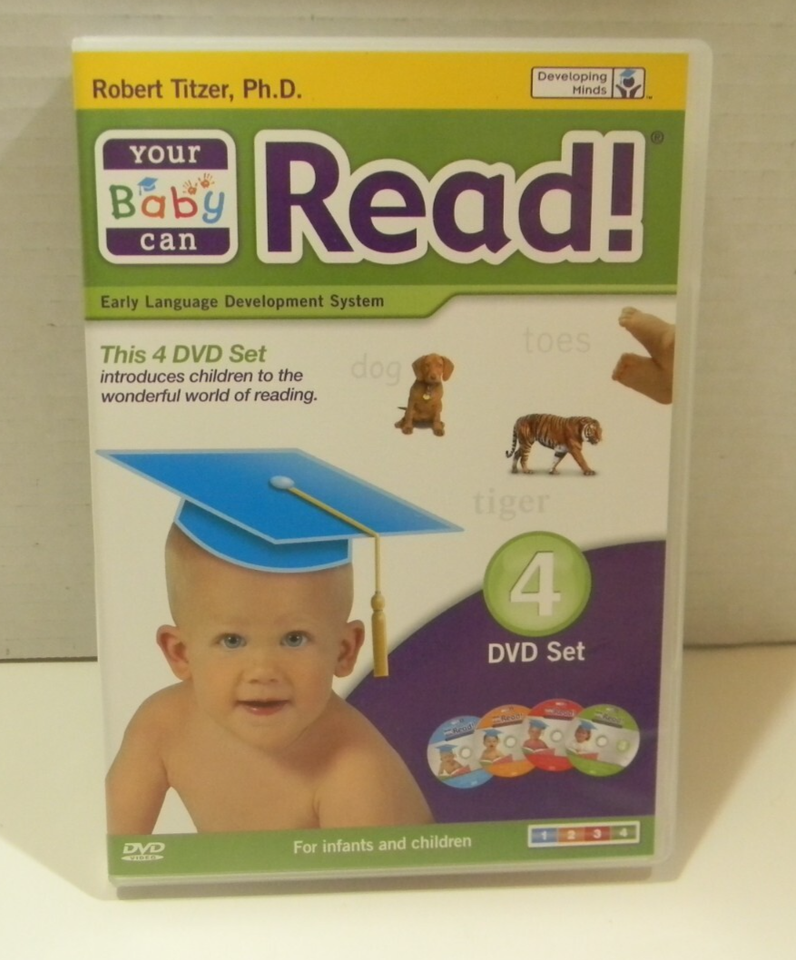 Your Baby Can Read! By Robert Titzer PhD Vol 3 and 4 DVDs Flap Book | eBay