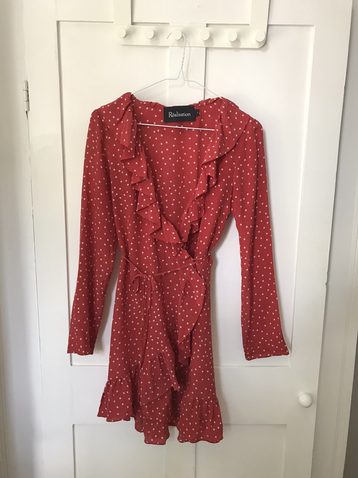 Realisation Par Alexandra Star Silk Wrap Dress Size S… - Gem