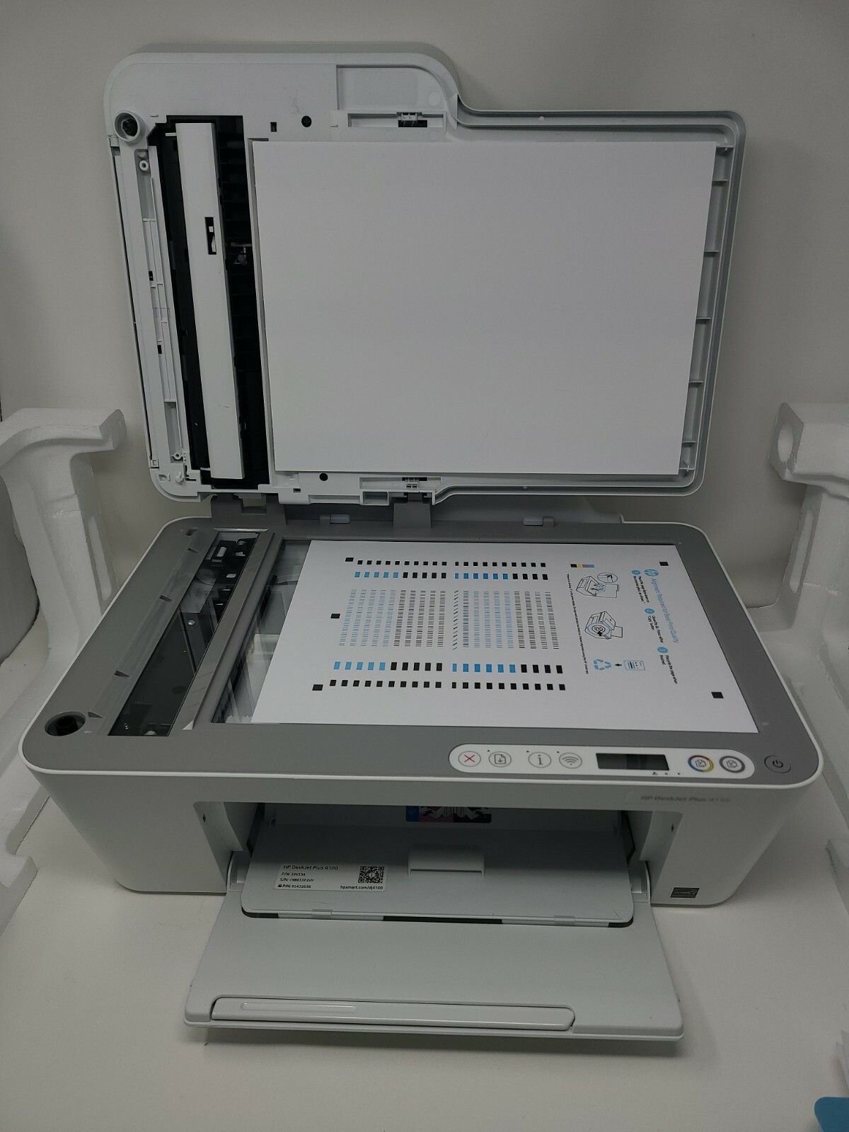 HP DeskJet Plus 4155 Wireless All-In-1 Instant Ink-Ready Inkjet Printer ...