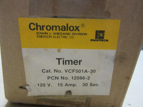 Chromalox VCF501A-30 Timer P/N 12086-2, Model CPW-VFF501A30 New Free Shipping | eBay