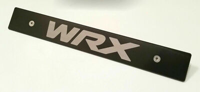 Aluminum Black Front License Plate Delete with Custom Fill Laser ...