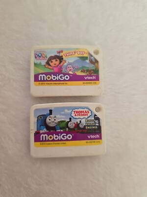Lot of 2 MobiGo Games VTech DORA & Thomas &friends | eBay