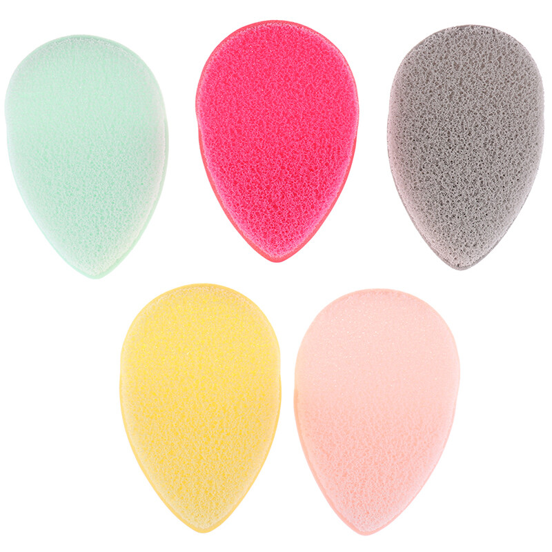 Water Drop Shaped Puff Facial Cleanser Tools Cosmetic Puff Face Wash ...
