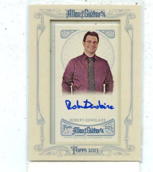 ROBERT DEMOLAIZE 2013 Topps Allen Ginter Framed Auto Mini Autograph AGA ...