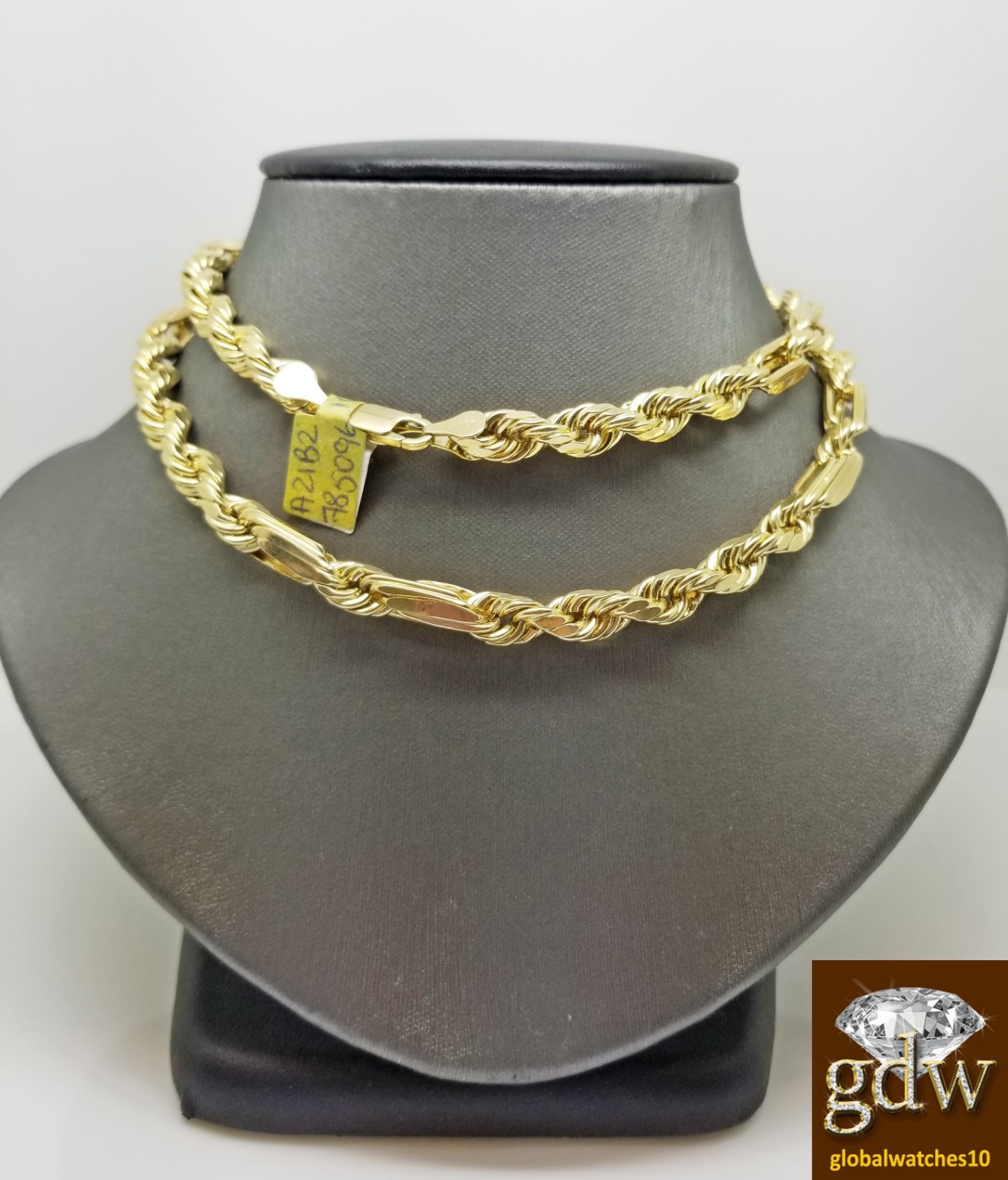Real 10k Yellow Gold Milano Chain Men 26 Inches 7mm | eBay