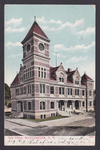 Postcard, United States, Manchester NH, Post Office | eBay