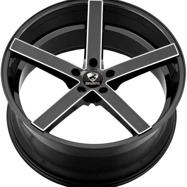 Ravetti M1 20x8.5 5x120 +38mm Black/Milled Wheel Rim 20" Inch | eBay