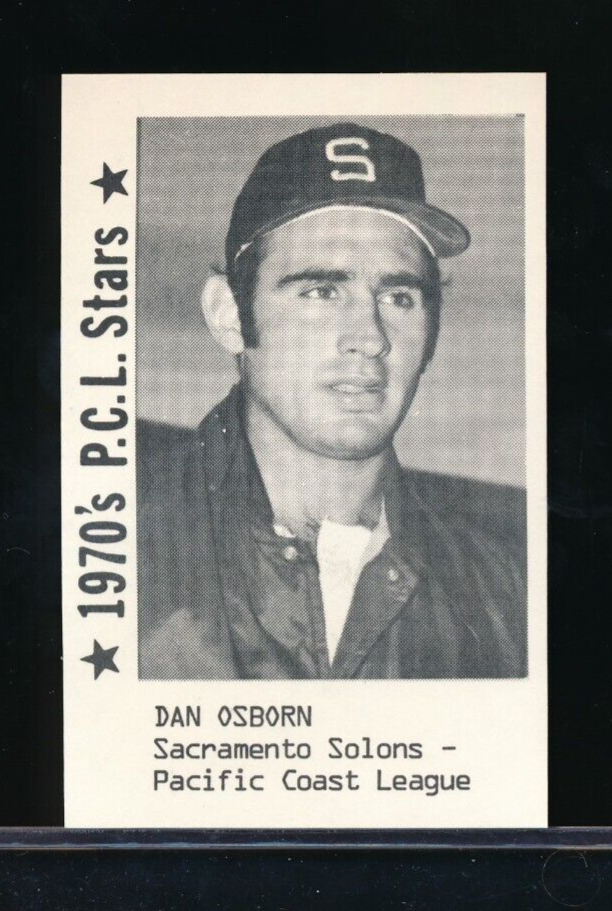 1976 1970's P.C.L. Stars Dan Osborn Sacramento Solons super rare card | eBay