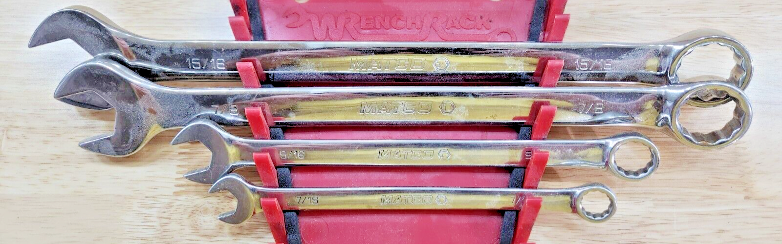 MATCO TOOLS 4 Piece Incomplete RCL Set Spanner Box Wrench Long Reach | eBay
