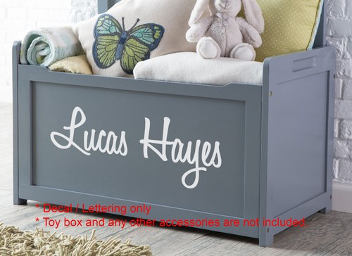 Custom Toy Box Decal Sticker Gloss Permanent Durable Vinyl | eBay Australia