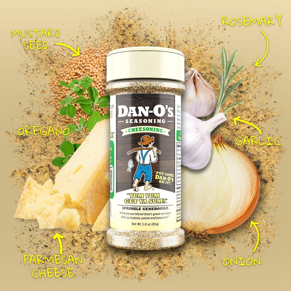 5 Pack Dan-O's Seasoning Small 5 Bottle Combo Original, Spicy, Chipotle ...