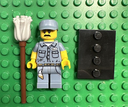 Janitor Series 15 W/ Mop CMF LEGO® Minifigure Figure | eBay