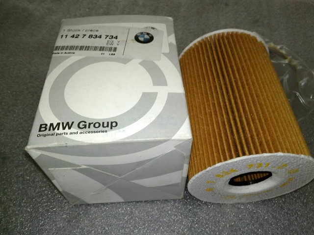 BMW ORIGIN NEW Set Oil-Filter Element E60 E61 E63 E64 M 11427834734 ...