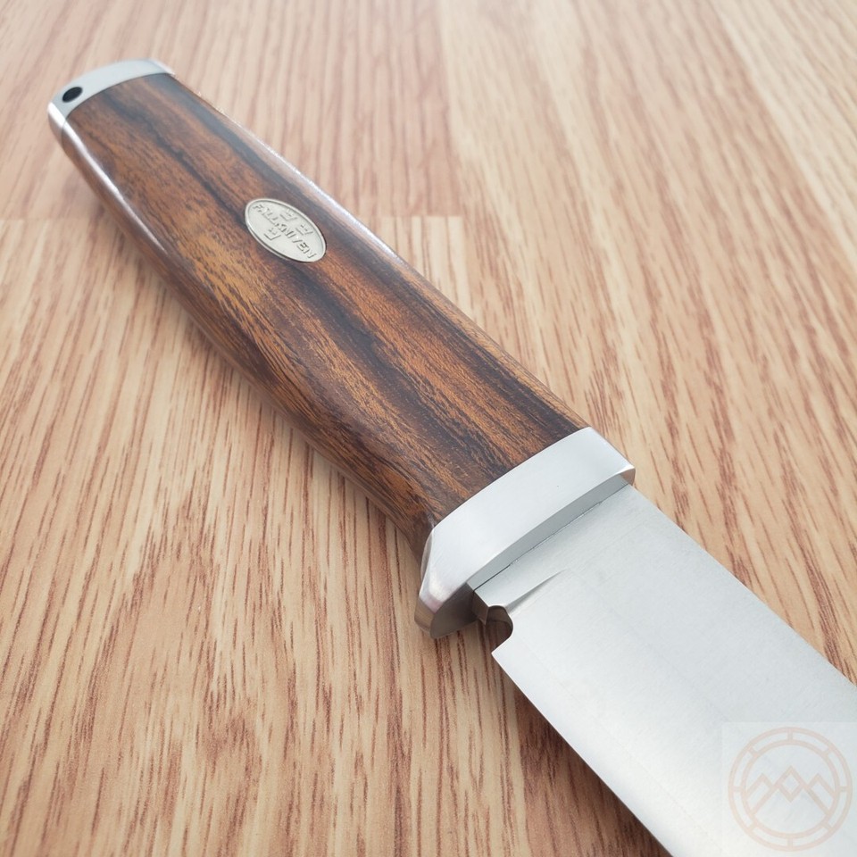 Fallkniven Embla Fixed Knife 4" Satin Cobalt Steel Blade Black Ironwood ...