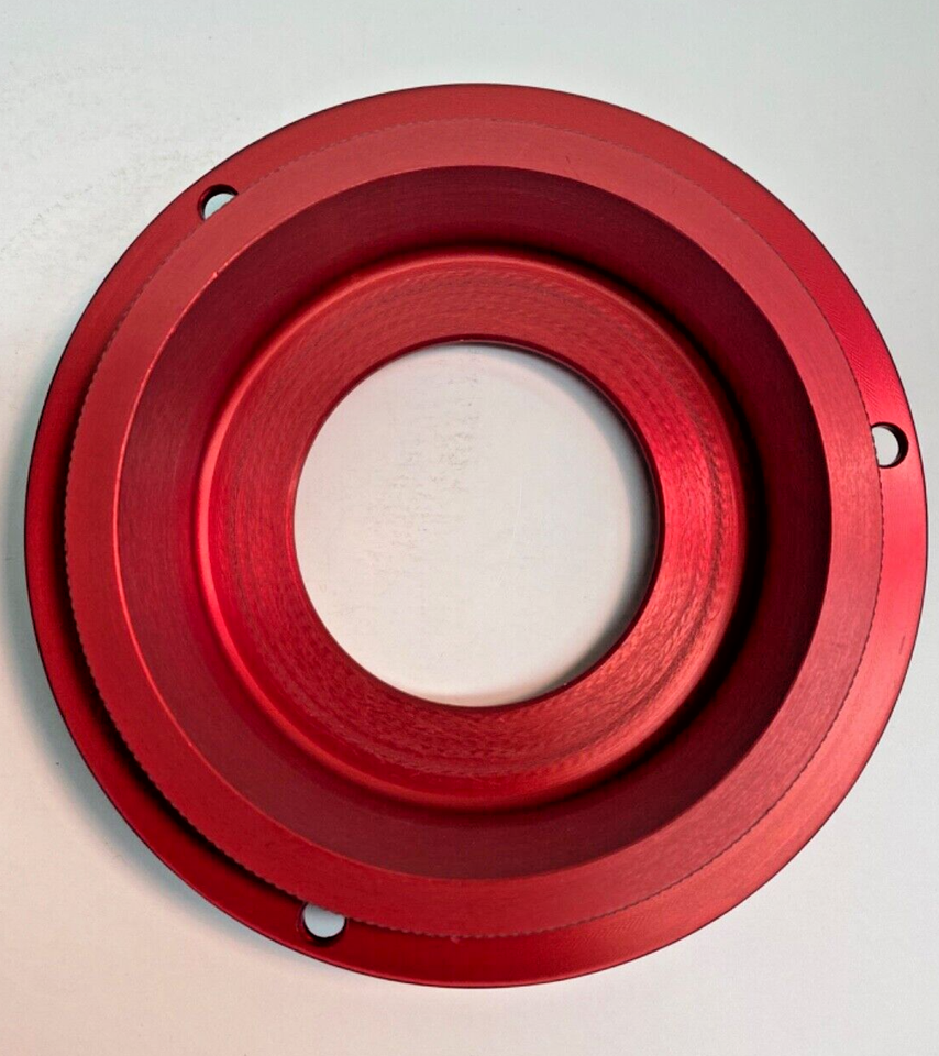 98mm Aft End Closure Red Anodized Aluminum-Rocket Motor Casing ...