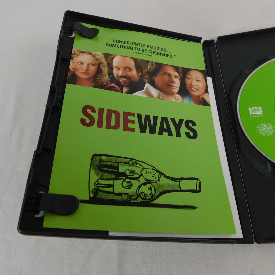 Sideways Full Screen Edition DVD 2005 Paul Giamatti Virginia Madsen ...