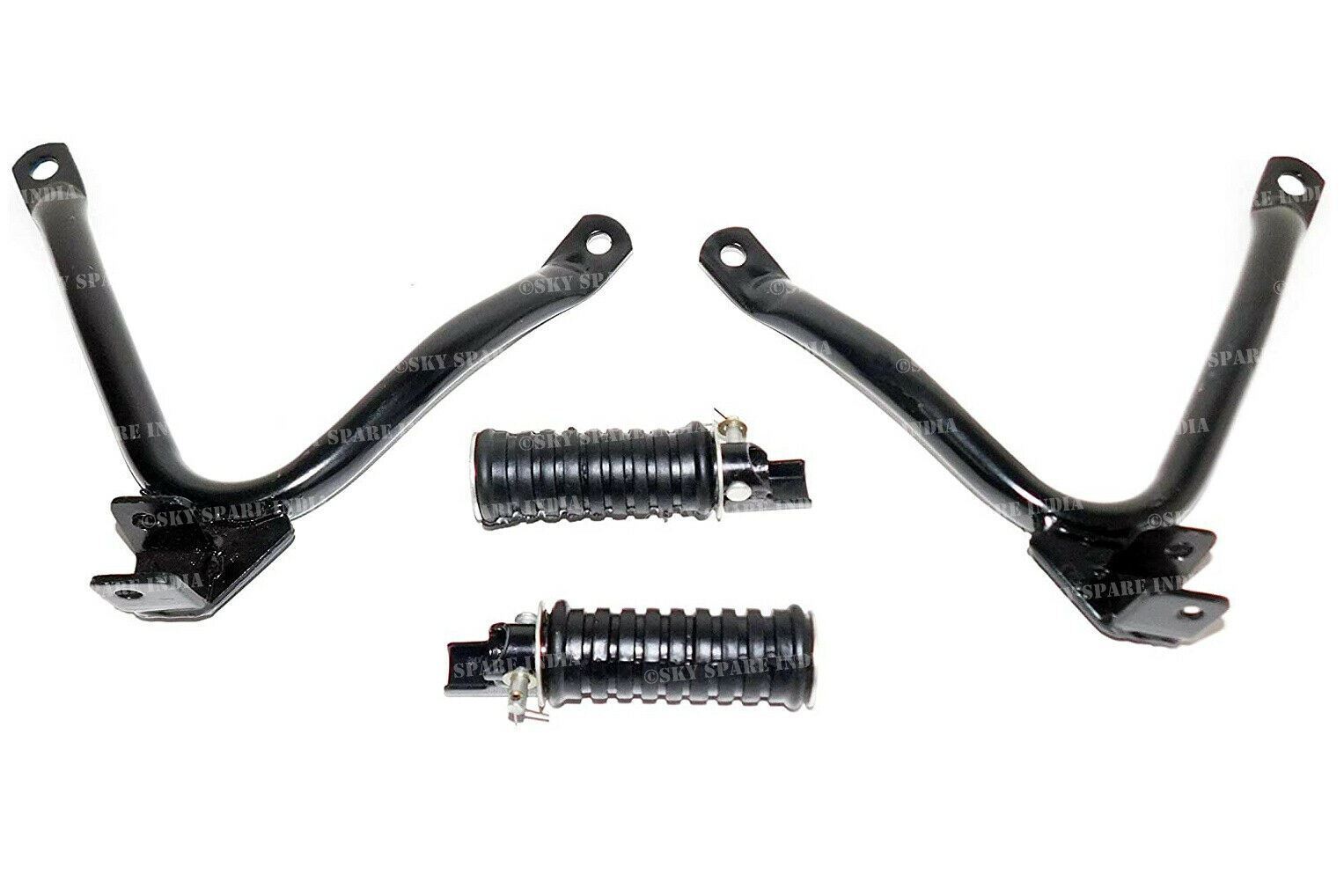 For Yamaha RX100 Rear Footrest With footrest Brscket Set Left & Right ...