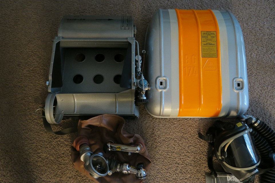 Draeger BG174-A Oxygen Breathing Apparatus Dräger Rescue Breathing ...
