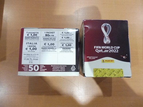 PANINI 1 BOITE 50 PACK SCELLER WORLD CUP QATAR 2022 FRENCH COLLECTOR | eBay