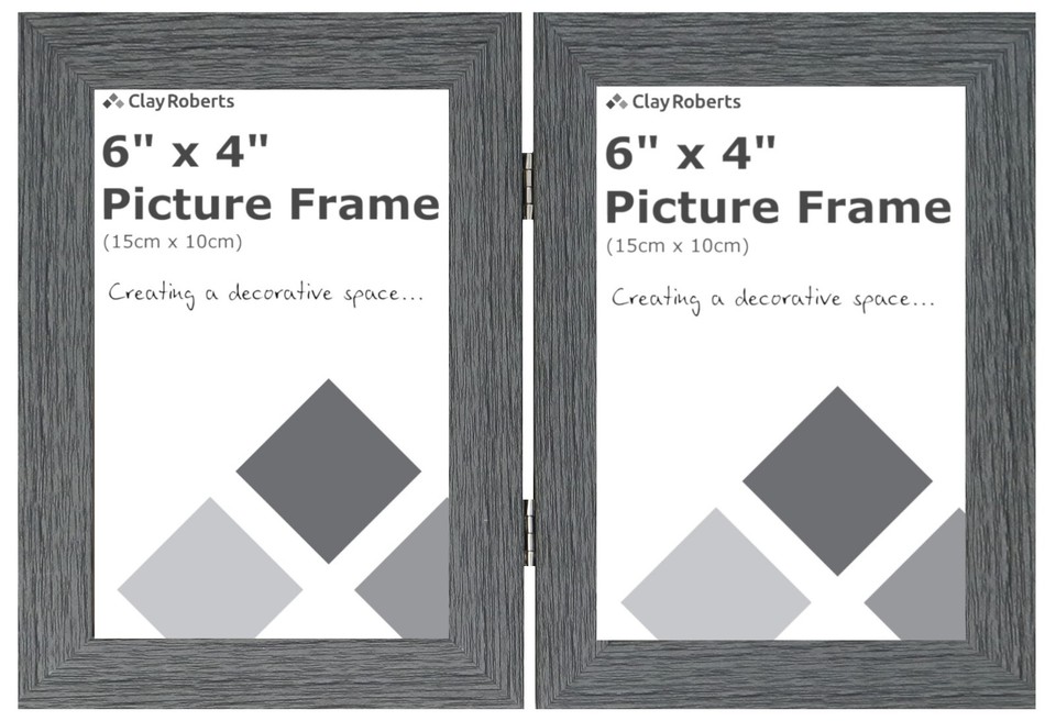 Double 6x4 Photo Frame 4x6 Picture Frame Twin Photo Frames 6" x 4 ...