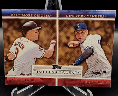 Derek Jeter / Cal Ripken Jr 2012 Topps "Timeless Talents" #TT-25 BV $6 ...