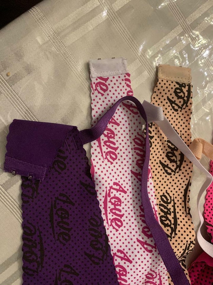 NEW ladies sexy..lot of 3 bras asst color push- up " love" underwire ...