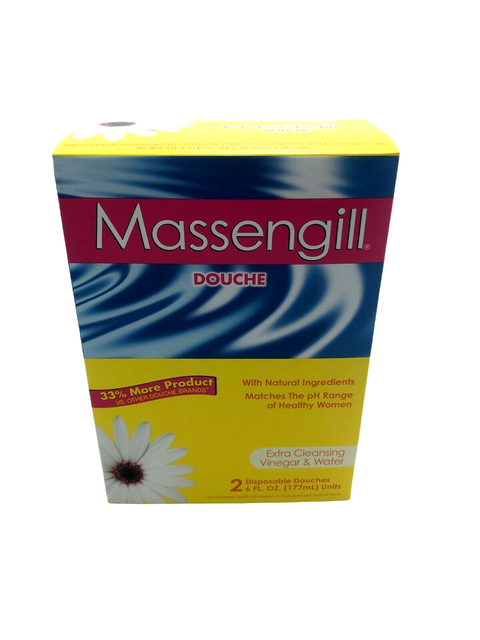 Massengill Disposable Douches 2-pack Extra Cleansing Vinegar Water 2 ...
