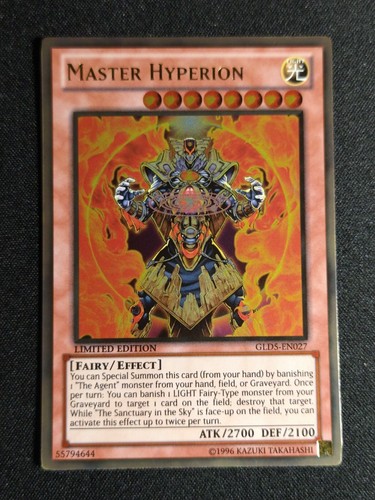 Pokémon Master Hyperion GLD5-EN027 Limited Edition Gold Rare NM | eBay