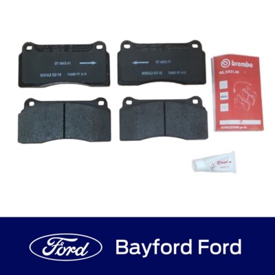 GENUINE FORD FALCON 4 POT BREMBO FRONT CALIPER BRAKE PAD KIT FPV F6 GT ...
