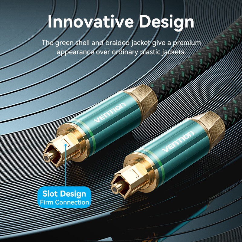 Hi-Fi Optical Fiber Audio Cable Dolby DTS For TV Home Theater Soundbar ...