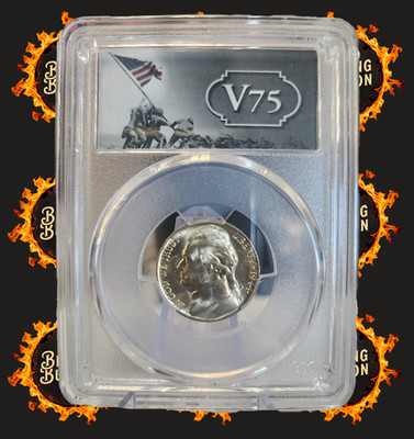 1944-P Jefferson Nickel PCGS MS66+ Gold Shield PCGS V75 Label | eBay