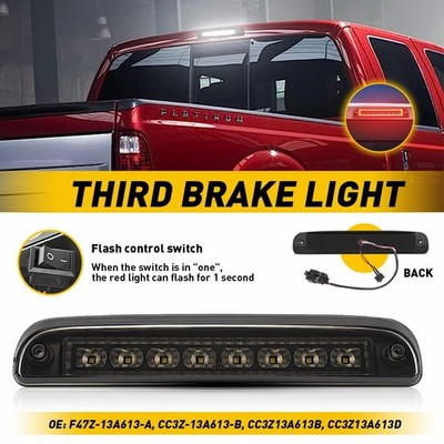 SMOKE LED 3RD THIRD LIGHT BRAKE CARGO TAIL LAMP FOR 1999-16 FORD F250 ...