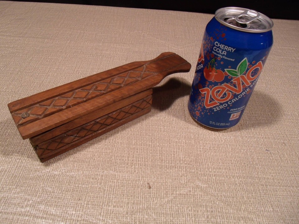 Engraved Wood Turkey Call Box with Paddle Unmarked | eBay