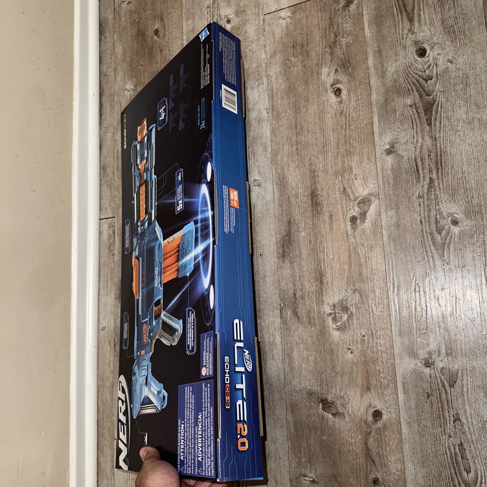 NERF Elite 2.0 Echo CS-10 Blaster w/10 Dart Clip & 24 Official Darts ...