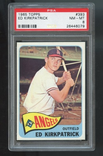 1965 Topps #393 Ed Kirkpatrick Angels PSA 8 NM-MT | eBay