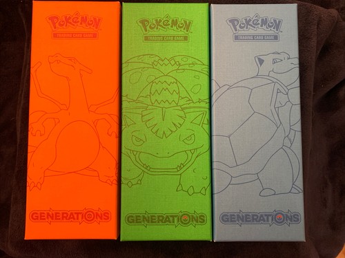 Set of 3 Pokemon Generations Trading Card Game boxes | eBay