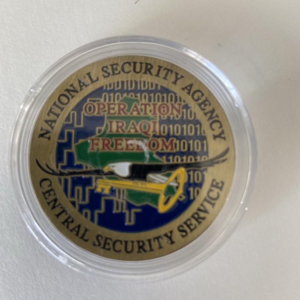 Challenge Coin from the National Security Agency (NSA), Operation Iraqi ...