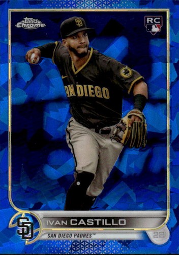 2022 Topps Chrome Sapphire Edition Ivan Castillo #140 San Diego Padres ...