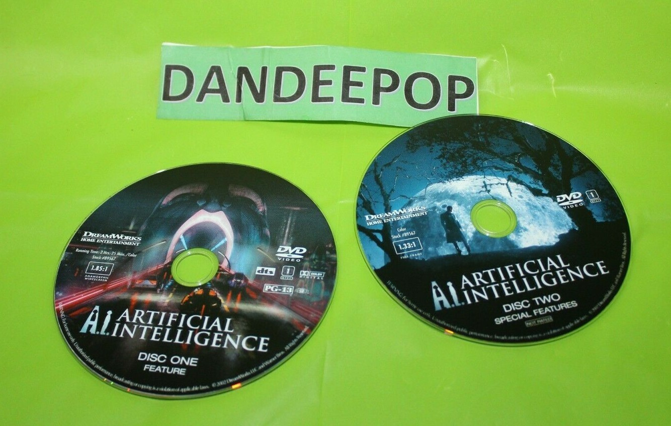 A.I. Artificial Intelligence (DVD, 2002, 2-Disc Set, Anamorphic ...