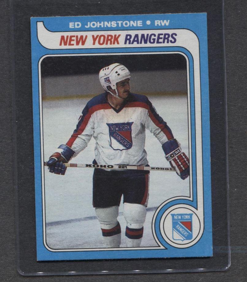 1979 (1979/80) Topps #179 Ed Johnstone RC (Rangers) Nm/Mt (Flat Rate ...