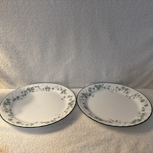 Set of 2 Corelle by Corning Callaway Ivy Swirl Dinner Plates 10 1/4 ...