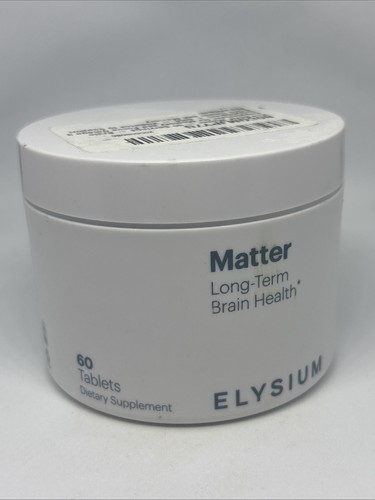 ELYSIUM MATTER - Supports Long Term Brain Health 60 Tablets Exp.12/2026 ...