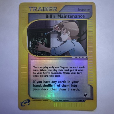 Pokémon TCG Bill's Maintenance Expedition 137/165 Reverse Holo Uncommon ...